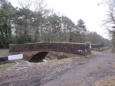 Photo 6x4 Lock side of the Bridge Bisley Camp (National Shooting Centre ...