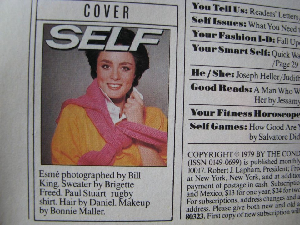 08/1979 SELF Esme Marshall GIA Carnagi Kelly Emberg Nastassja Kinski ...