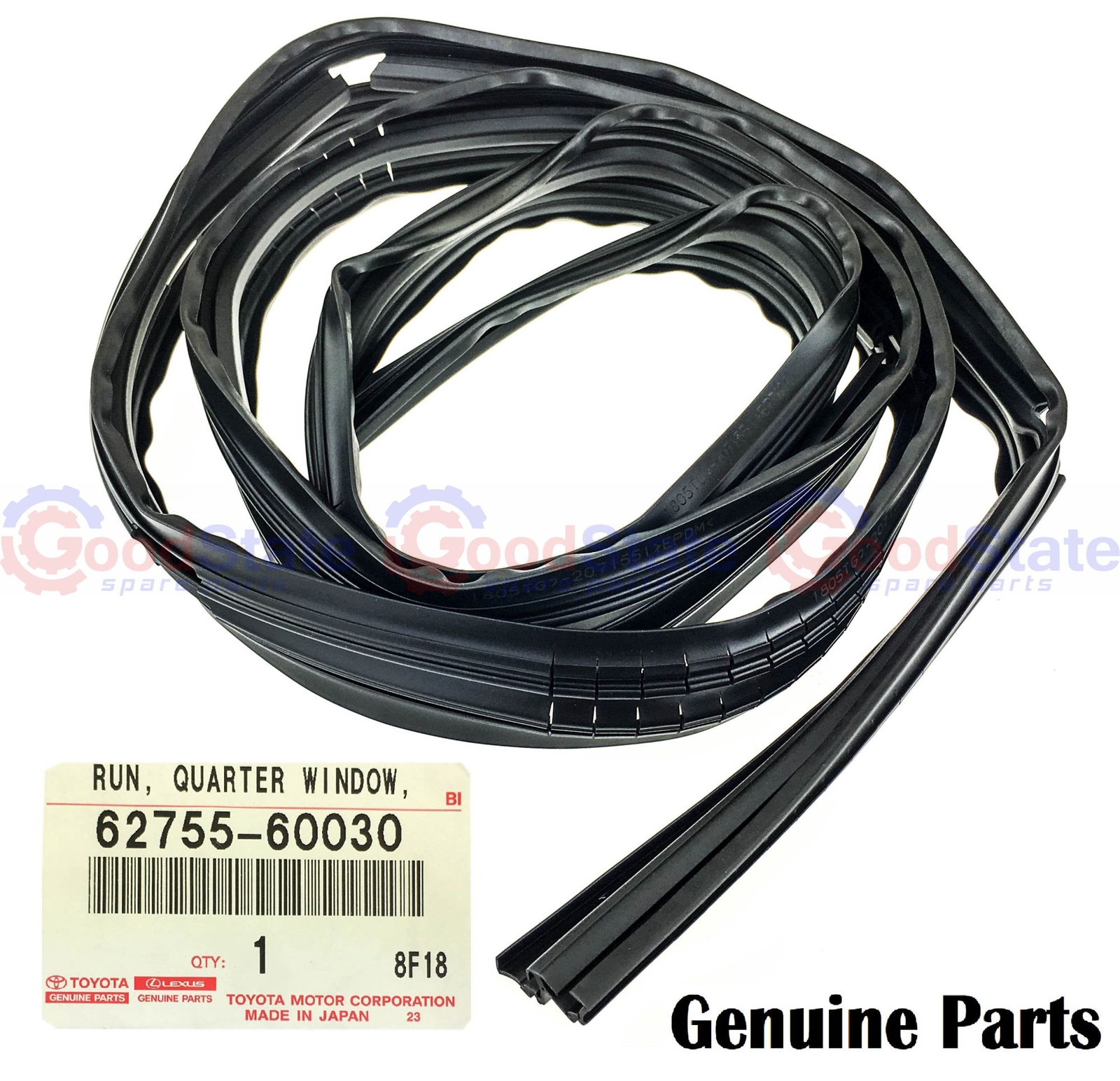 GENUINE LandCruiser HDJ78 VDJ78 Rear RH LH Window Bailey Channel Seal 1 ...