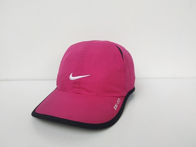 NIKE FEATHERLIGHT DRI-FIT Pink Cap Hat Colorful White… - Gem