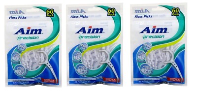 BL Aim Floss Picks Precision 60 Count X 3 Packs | eBay