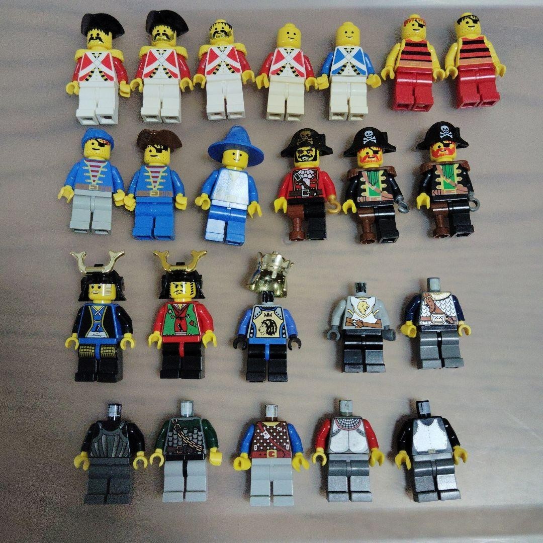 LEGO Minifigure Lot Set Bulk Old Pirates Ninja Castle Captain Redbeard ...