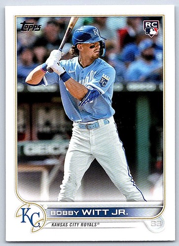2022 Topps Rookie Card Bobby Witt Jr. Rookie Kansas City Royals #660 | eBay