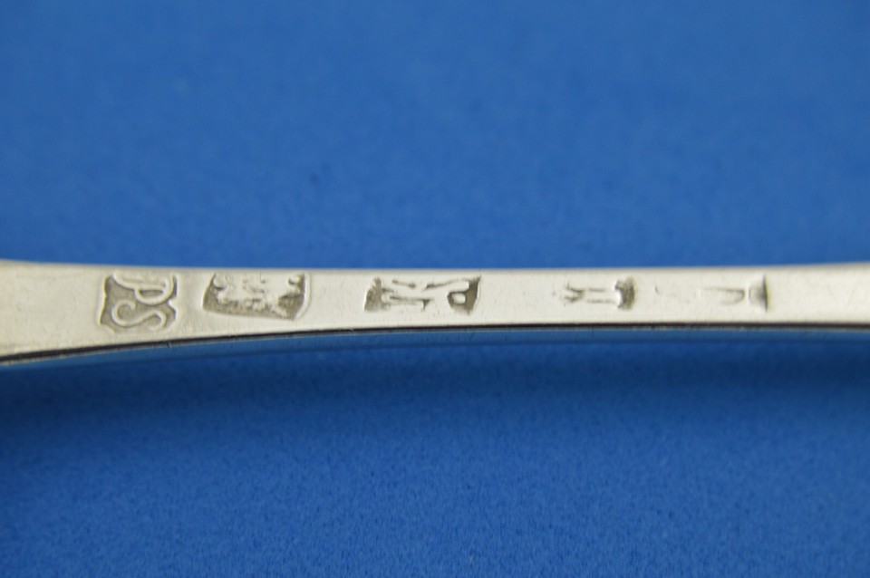 Rare English Provincial Solid Silver Tablespoon. Pentecost Symonds ...