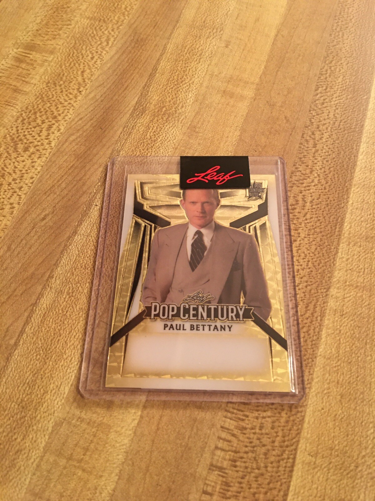 2023 LEAF POP CENTURY PROOF PAUL BETTANY GOLD SUPERFRACTOR 1/1 VISION ...