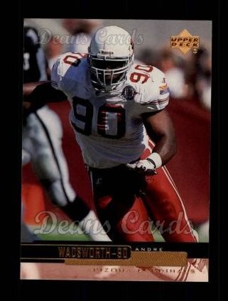 1999 Upper Deck #6 Andre Wadsworth Cardinals-FB Florida St 8 - NM/MT | eBay