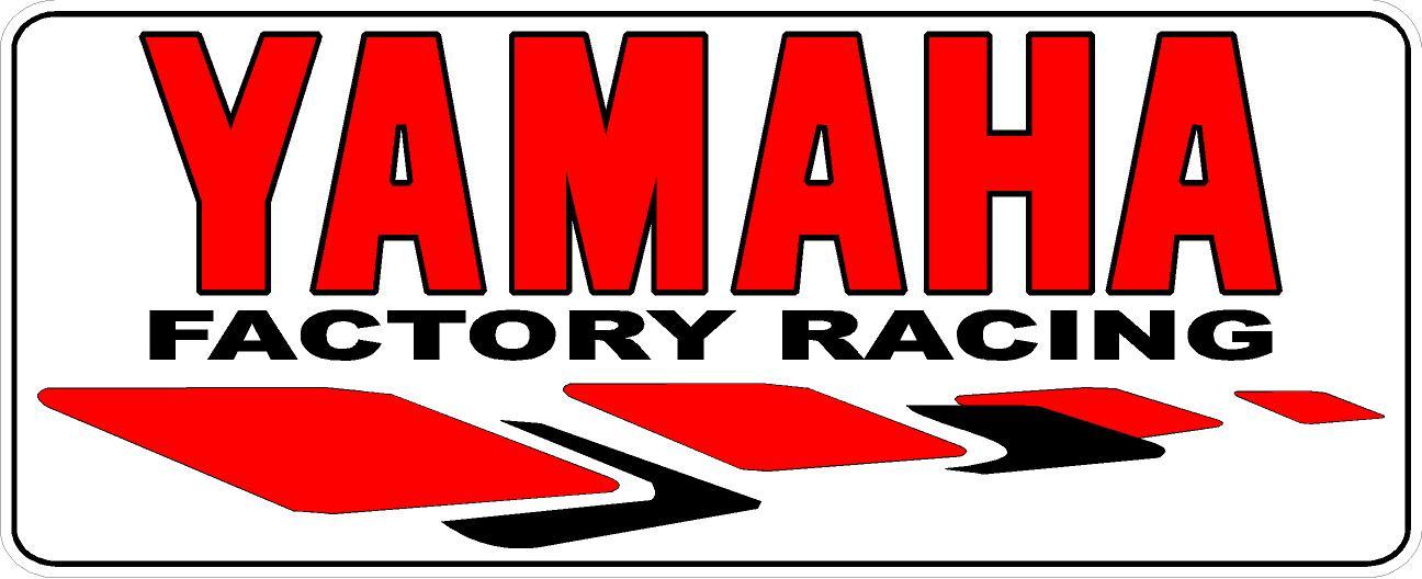 #p493 (1) 10" Yamaha Factory Racing Decal RZ350 FZR FZ FJ Sticker ...