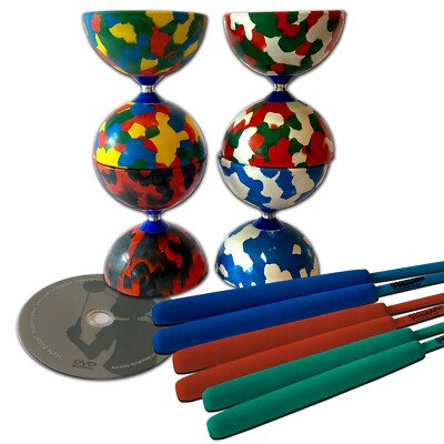 Juggle Dream Jester Diabolo (diablo) + Professional sticks ...