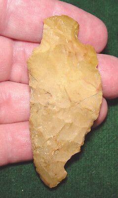 Native American Indian Unusual 3" Tan Chert Knife | eBay