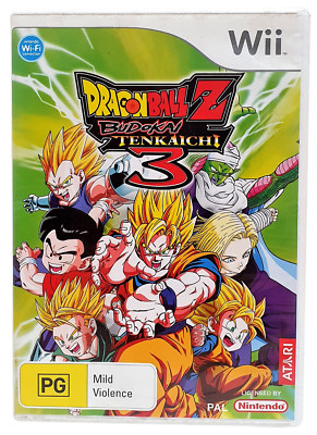Dragon Ball Z Budokai Tenkaichi 3 Nintendo Wii PAL *No Manual* Wii U ...