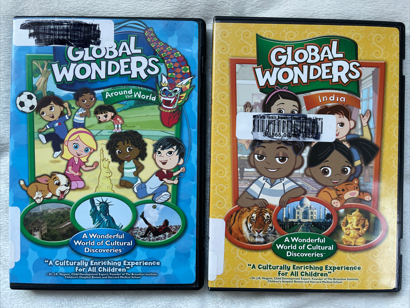 Lot of 2 Global Wonders DVD’s, Around the World and India | eBay