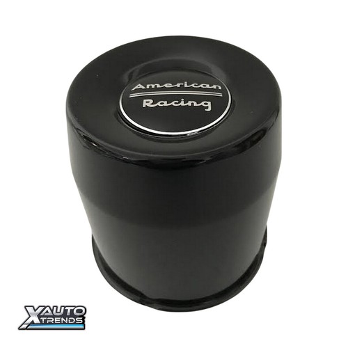 American Racing Wheel Center Cap LRG 5/6 LUG Push Thru Gloss Black ...