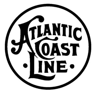 12" atlantic coast line white bumper sticker decal usa made | eBay