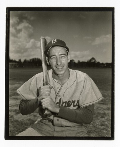 Orig.1950s 4"x5" B&W Type 1 Photo Print - Billy Cox - Dodgers -1955 ...