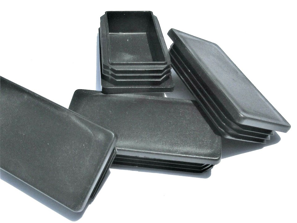 2" x 4” Rectangle Tube Plugs 8-12 GA Rectangular Tube Cap Tubing Plugs ...