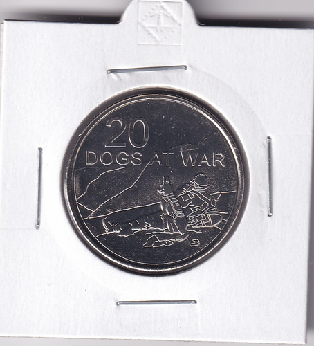 AUSTRALIAN: 2016 20 CENT 100 YEARS OF ANZAC DOGS AT WAR UNC COIN # ...