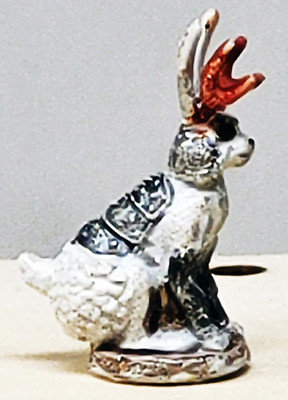 Hand Painted Jackalope Figurine-Mythical Creature Art with COA - Unique ...