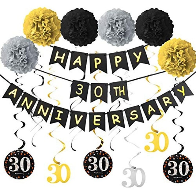 30th Anniversary Party Decorations Kit Wedding Supplies Including 30th-anniversary-party-decorations-kit-wedding-supplies-including