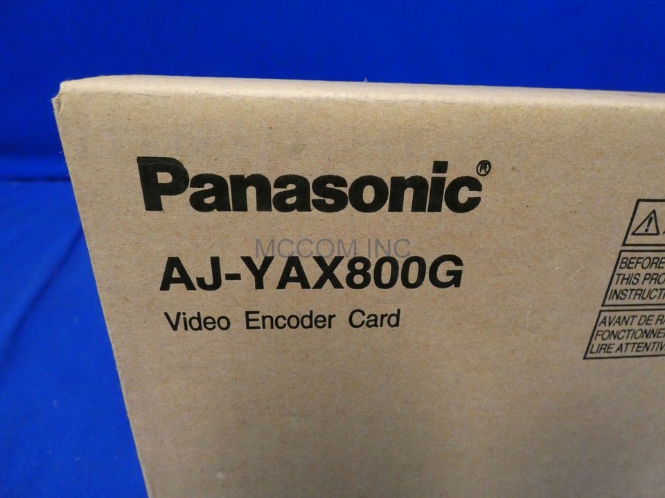 Panasonic AJ-YAX800G Video Encoder Card New | eBay