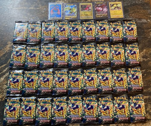 Pokémon Crown Zenith Booster Pack Factory Sealed X36 Booster Box ...