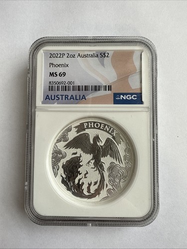 2022 Australian 2oz Silver Chinese Myths Legends Phoenix Stunning Coin ...