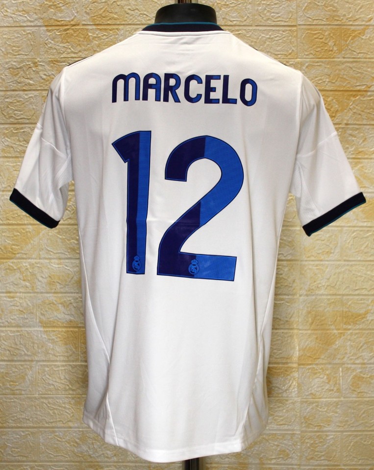 Real Madrid 2012-2013 home jersey shirt Marcelo #12 | eBay
