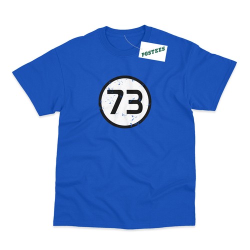 Sheldon Cooper 73 Perfect Number Inspired by Big Bang Theory Printed T ...