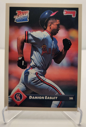 1993 Donruss #457 Damion Easley Anaheim Angels RC Rookie Baseball Card ...