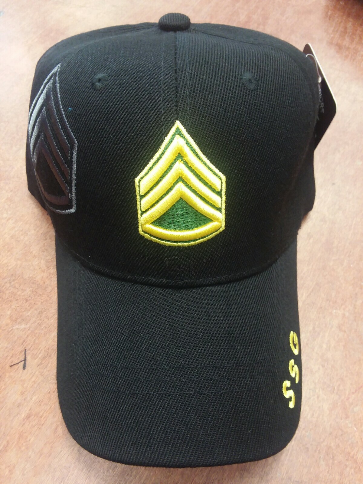 US Army SSG Staff Sergeant New E-6 Army Rank Military Baseball Cap ...