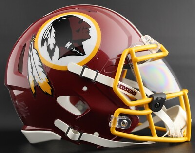WASHINGTON REDSKINS NFL Football Helmet with Oakley CLEAR Visor / Eye ...