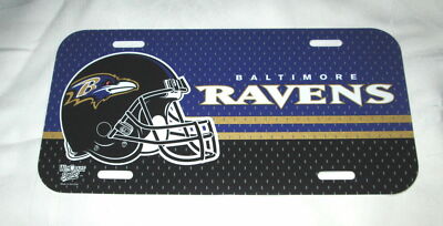 BALTIMORE RAVENS Multi-Color LICENSE PLATE #16 - NEW | eBay