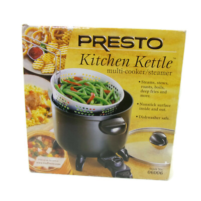 Presto 06006 Kitchen Kettle Multi-Cooker / Steamer ~ NEW IN BOX ...