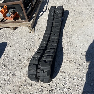 300x52.5x74 mini excavator rubber track 12” wide 74 links 52.5 solideal ...