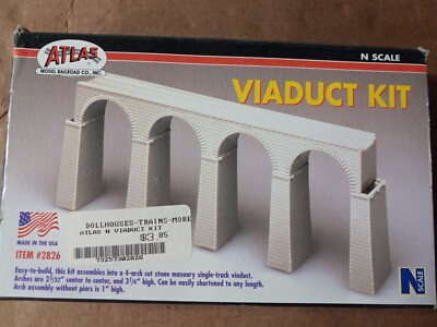 N Scale Scenery, Atlas Viaduct Kit | eBay