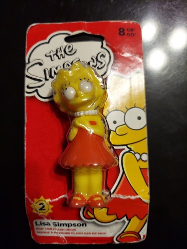 Lisa Simpson 8GB USB Flash Drive Memory Stick NEW The Simpsons SanDisk ...