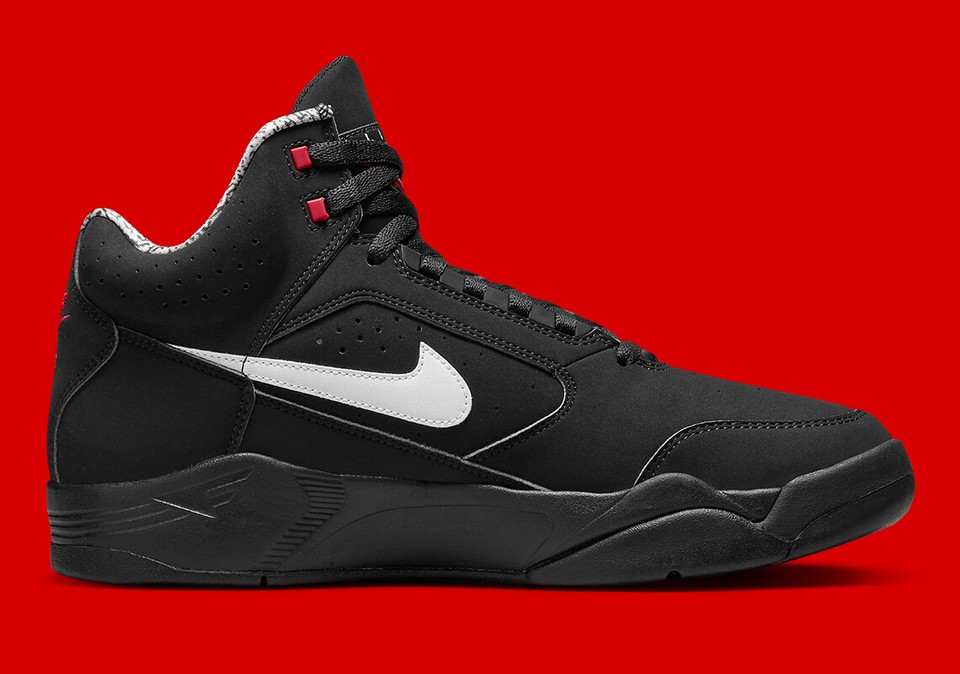 Nike Air Flight II Lite Mid Black Varsity Red White DQ7687-003 sz 10.5 ...