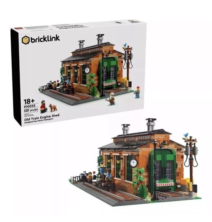 LEGO 910033: Bricklink Series 1 Old Train Engine Shed - New In Box | eBay