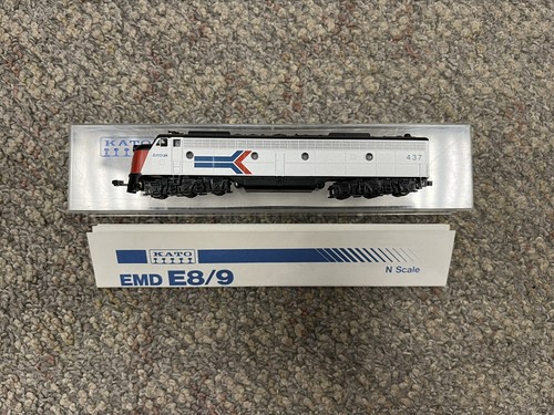 + Kato N Scale Amtrak #437 E8/9 A Diesel Locomotive LNIB 176-252 | eBay