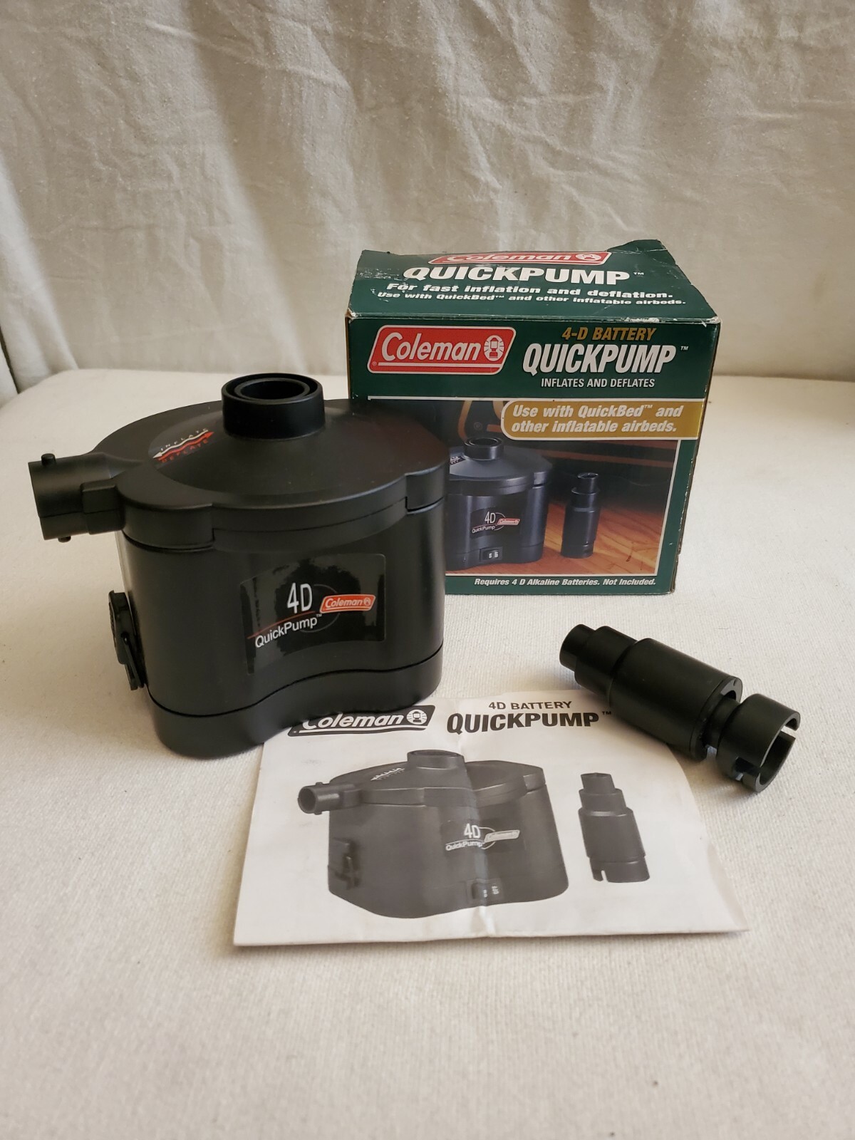 Coleman 4d Quick Pump Battery