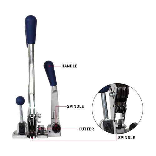 3-in-1 Manual Strapping Tool Sealer Tensioner Cutter Efficent One ...