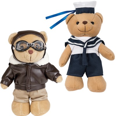 Teddy Pilot Flieger oder Navy Marine mit Uniform 22 cm BW Teddybär ...