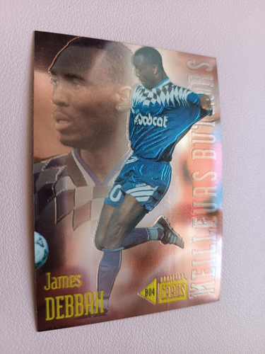 JAMES DEBBAH FOOTBALL CARDS 1997 CHROMIUM B04 OGC NICE MEILLEURS ...