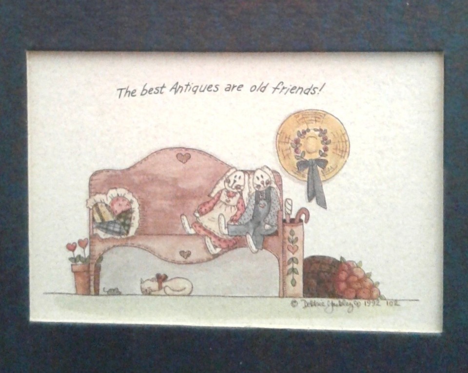 Vintage Country 1992 Small Debbie Yackley Prints Matted and Framed | eBay