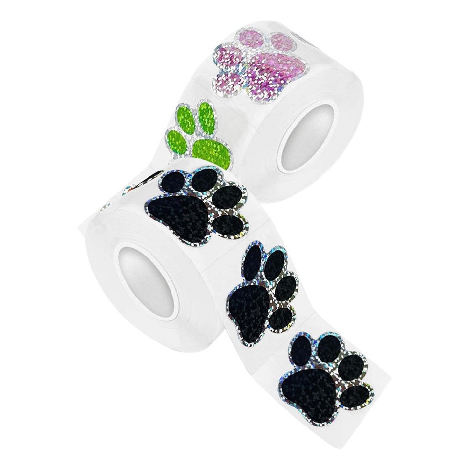2 Paw Print Wall Stickers Paw Stickers for Room Wall Decoration | eBay