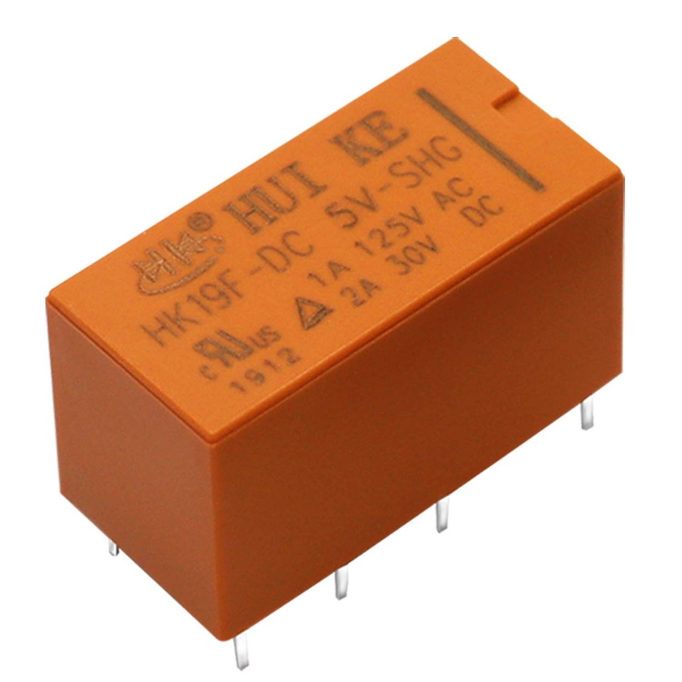 Tnisesm 6pcs Coil DPDT PCB Power Relay DC 5V 8 Pins Mini | eBay
