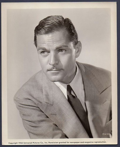 ALAN CURTIS 1944 Orig Photo PHANTOM LADY film noir HANDSOME ACTOR w ...