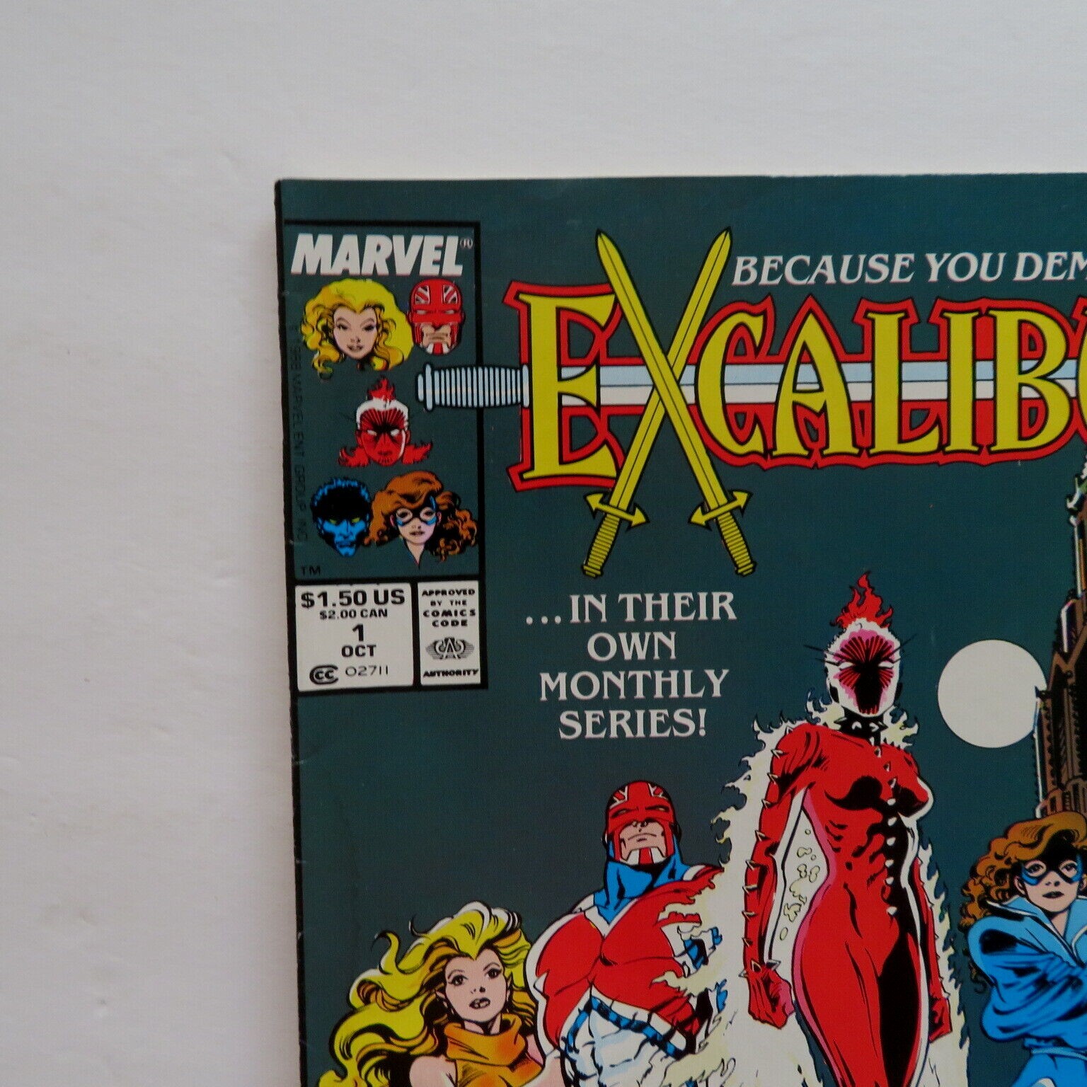 Excalibur 1 (1988) 1st appearance of Widget Kitty Pryde Nightcrawler ...