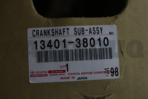 1340138010 Genuine Toyota CRANKSHAFT 13401-38010 | eBay