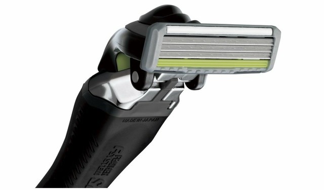 Feather Fsystem Samurai Edge Razor for Men With 2 Blades Made in Japan ...