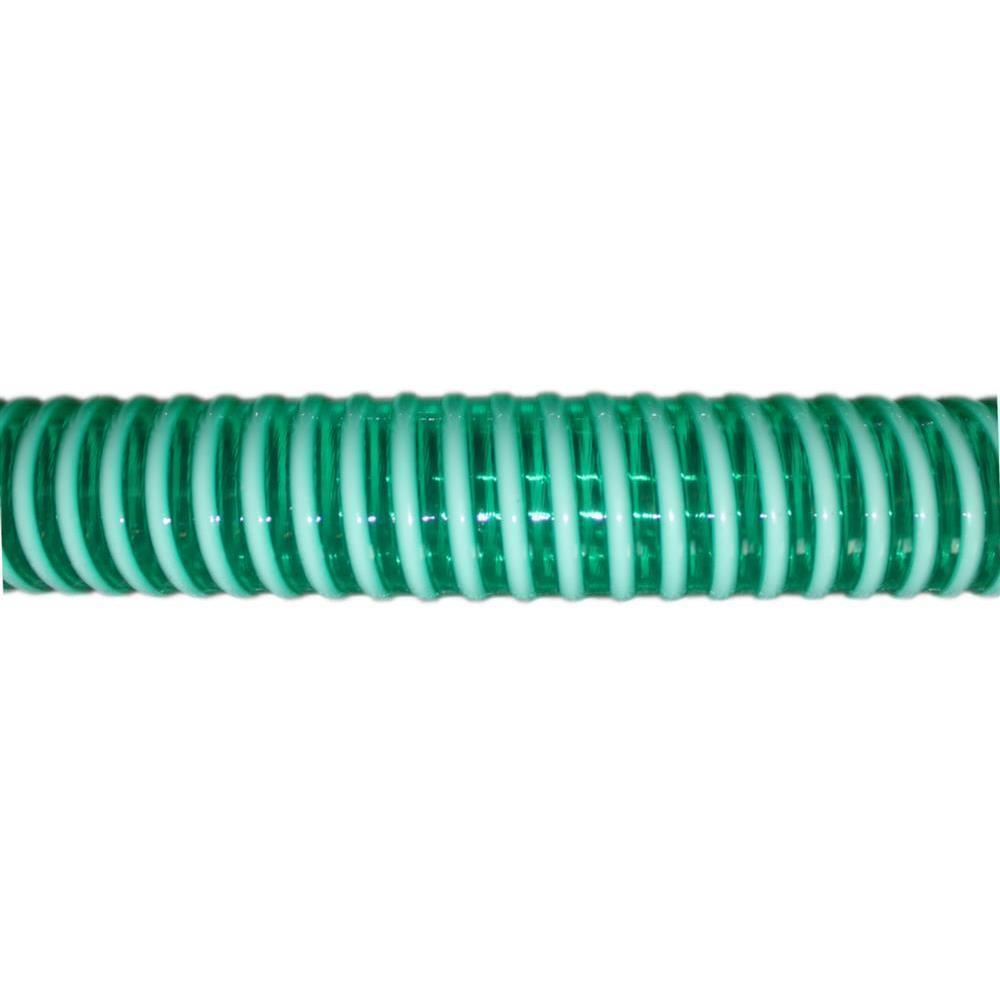 5-50m Spiralschlauch 1 Zoll 25mm grün Saugschlauch Pumpenschlauch ...